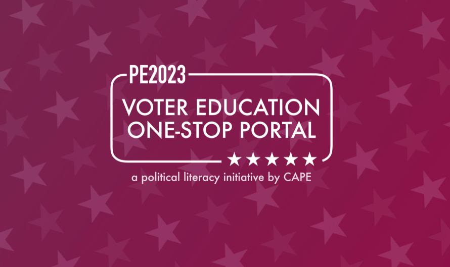PE2023 Voter Education Portal - CAPE